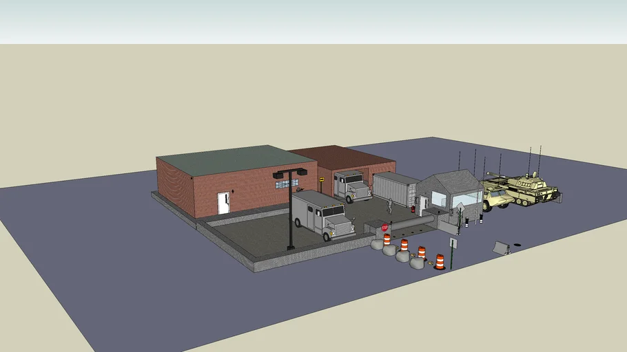 chris rutherford's safe house | 3D Warehouse