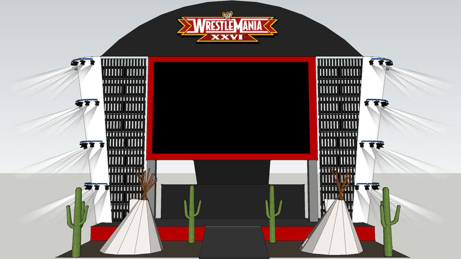 WRESTLEMANIA XXVI SET CONCEPT | 3D Warehouse