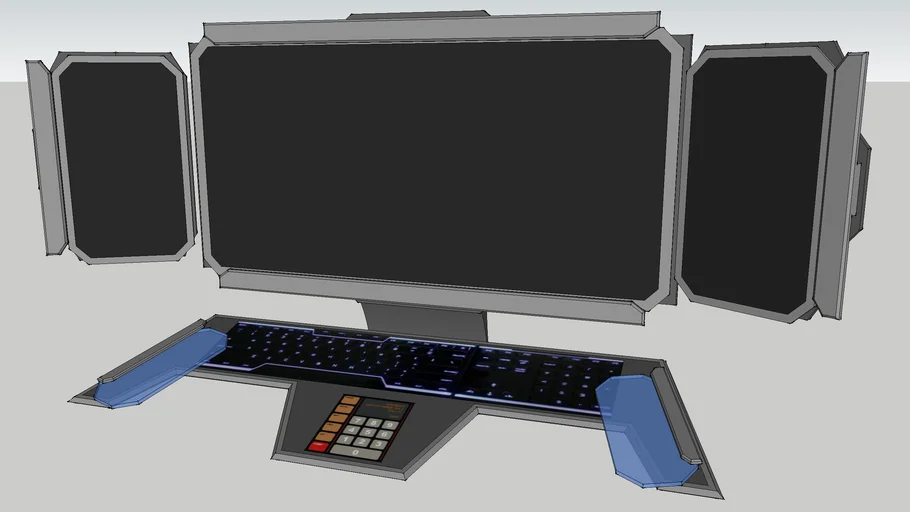 Starline TX-7 Computer Terminal | 3D Warehouse