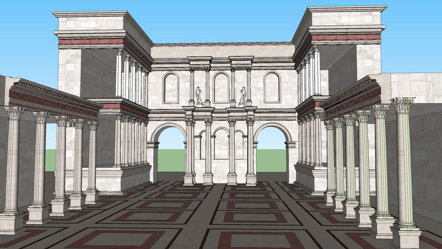 roman square | 3D Warehouse