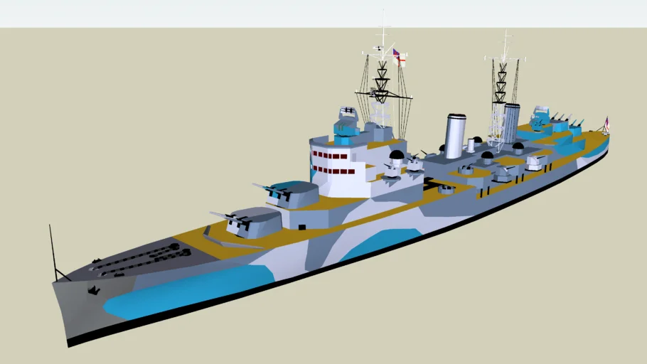 HMS Belfast | 3D Warehouse