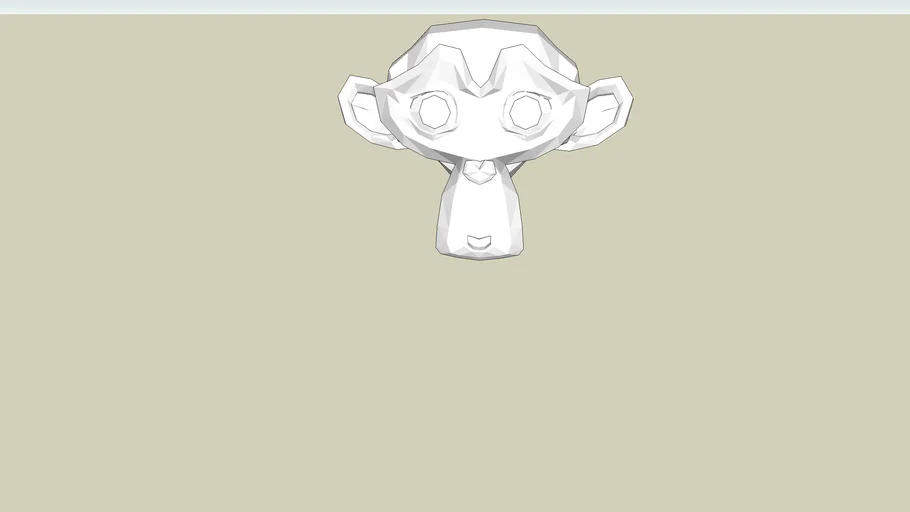 Improved Blender monkey | 3D Warehouse