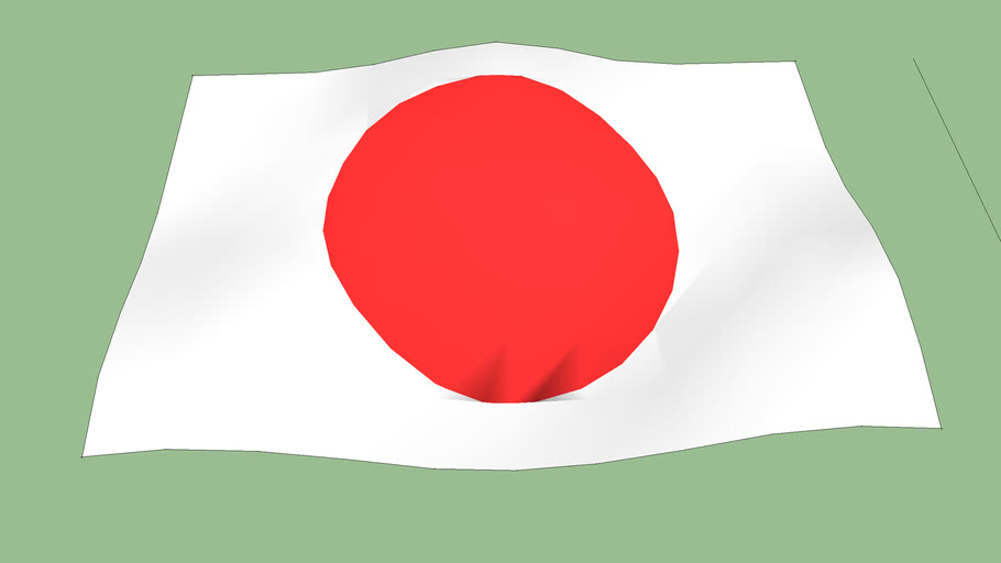Japan Flag (Bendera Jepang) | 3D Warehouse