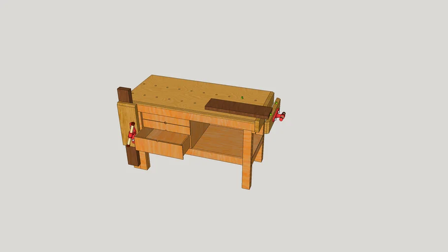 Woodworking Bench | 3D Warehouse