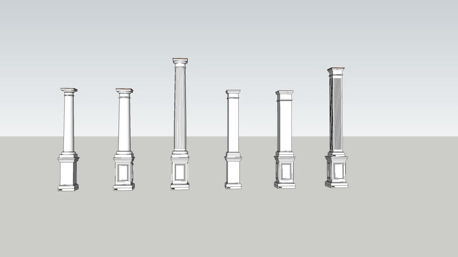 Square Column | 3D Warehouse