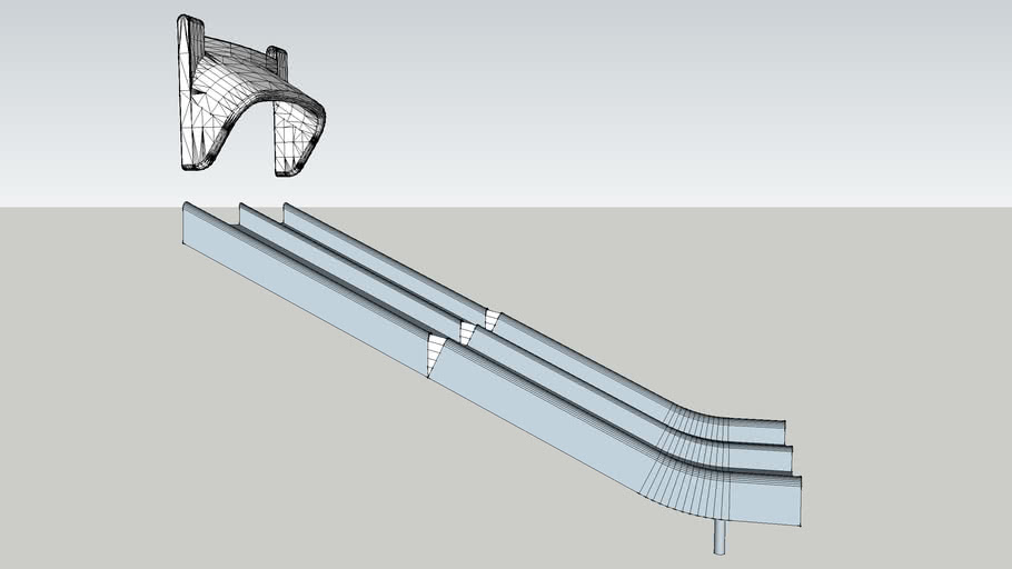 double 5ft dh slide w/hood | 3D Warehouse