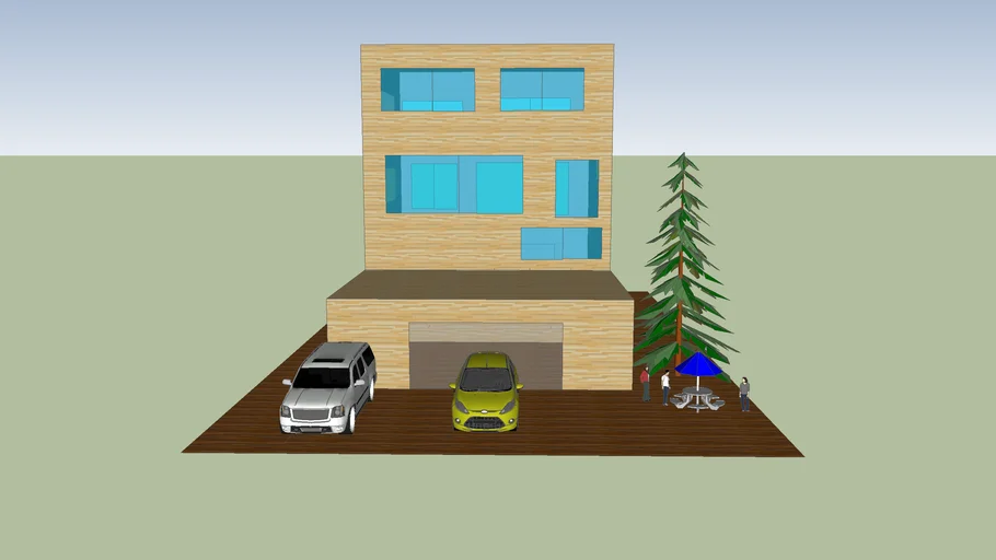 mini hotel | 3D Warehouse