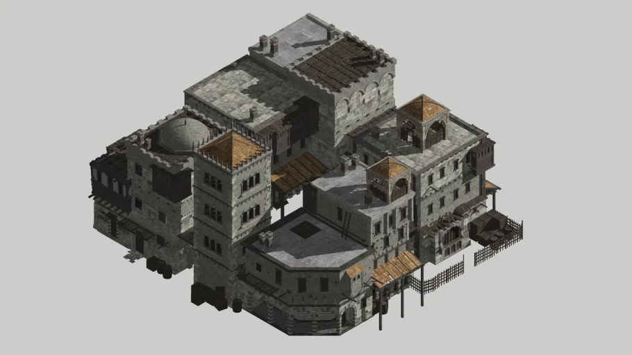 Medieval block 4 | 3D Warehouse