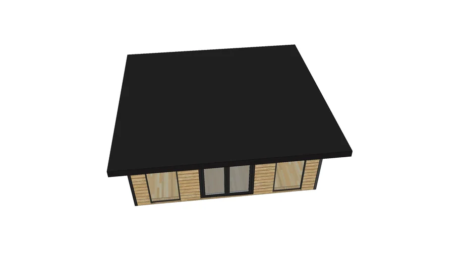 Garden Office Log Cabin | 3D Warehouse