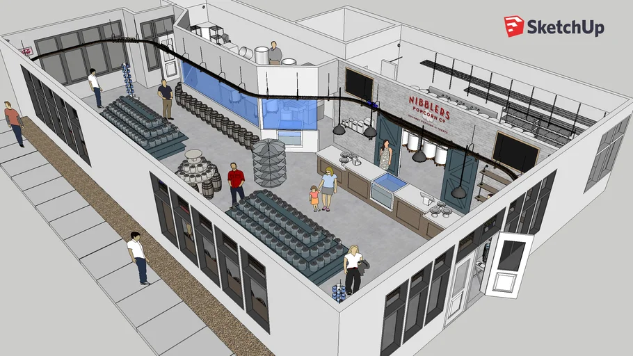 Stores Layout | 3D Warehouse