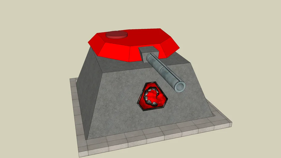 NOD gun turret | 3D Warehouse