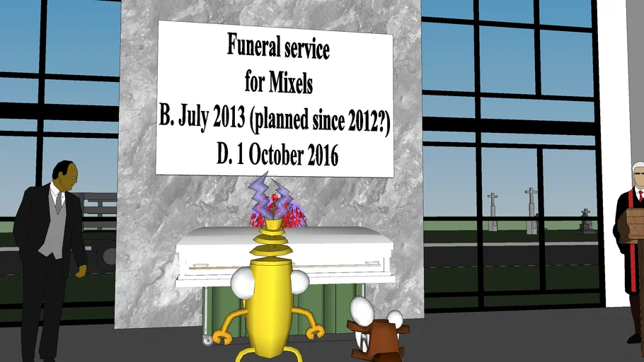 Funeral service for Mixels | 3D Warehouse