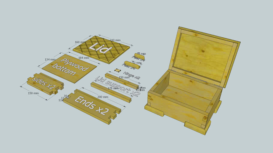 Jewelry box components | 3D Warehouse