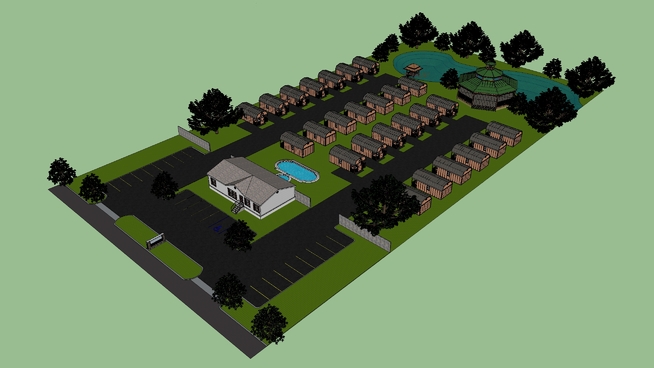 Tiny House Park Community | 3D Warehouse