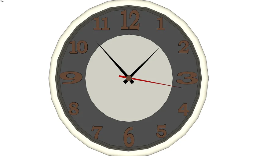Wall Clock | 3D Warehouse