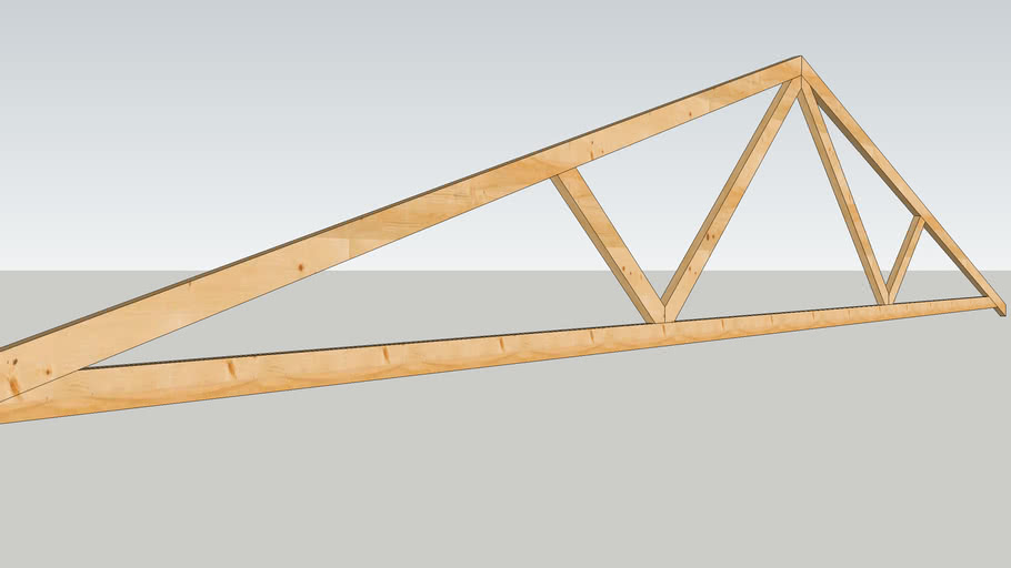 Truss 4/12 24ft 1ft | 3D Warehouse