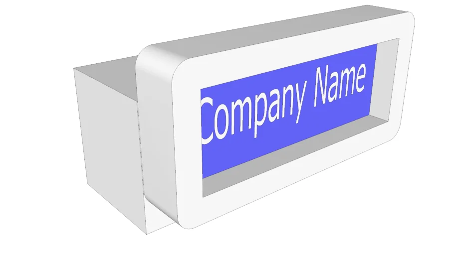 Receptionist Desk | 3D Warehouse