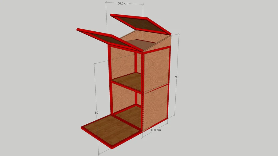 Box Kotak Kunci | 3D Warehouse