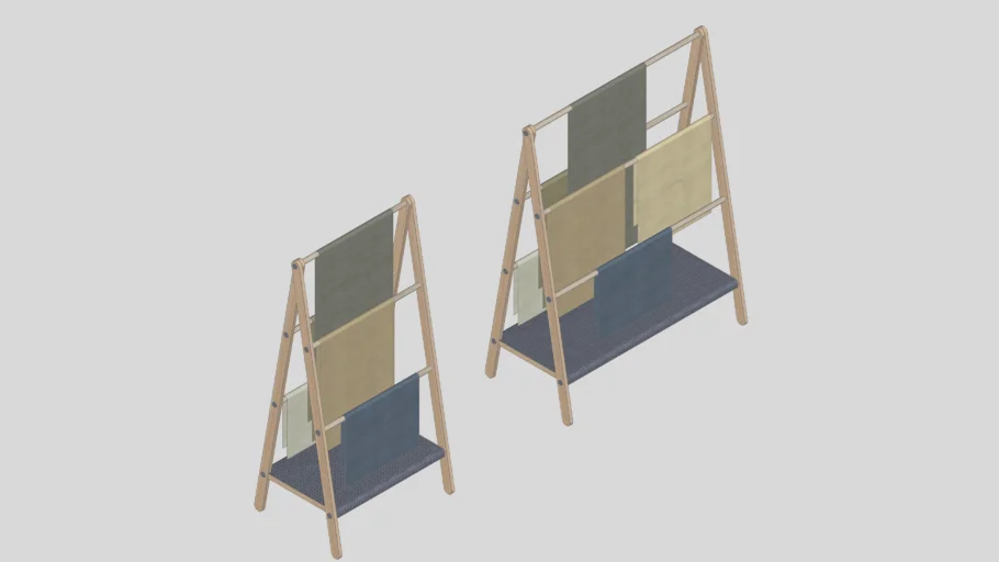 Fabric Rack Display | 3D Warehouse