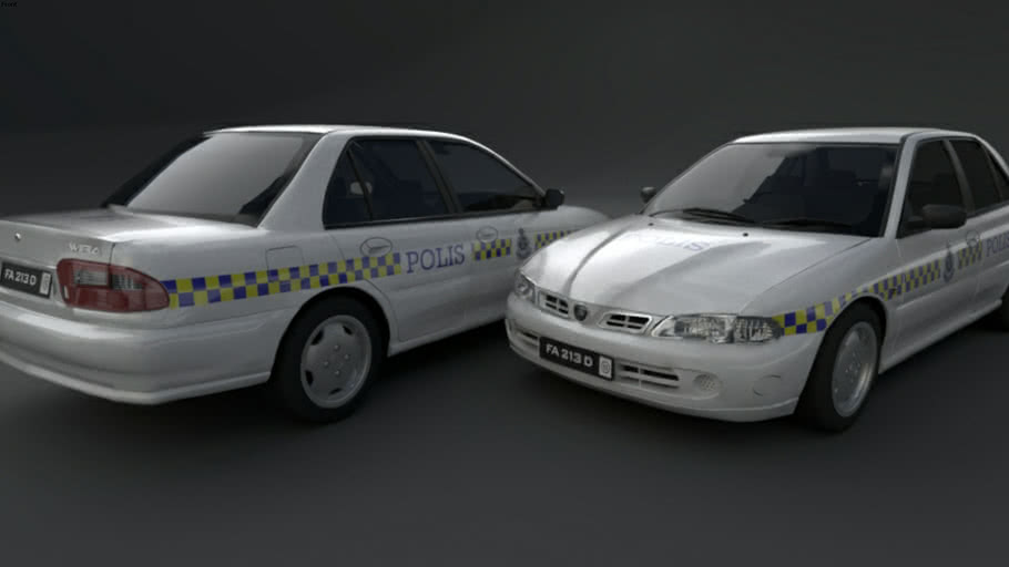 PROTON WIRA POLICE | 3D Warehouse