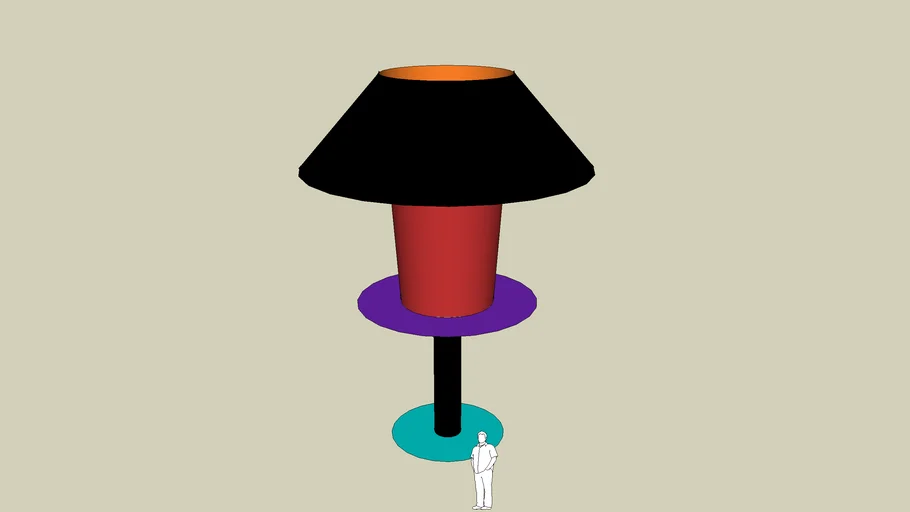 Light on a table | 3D Warehouse