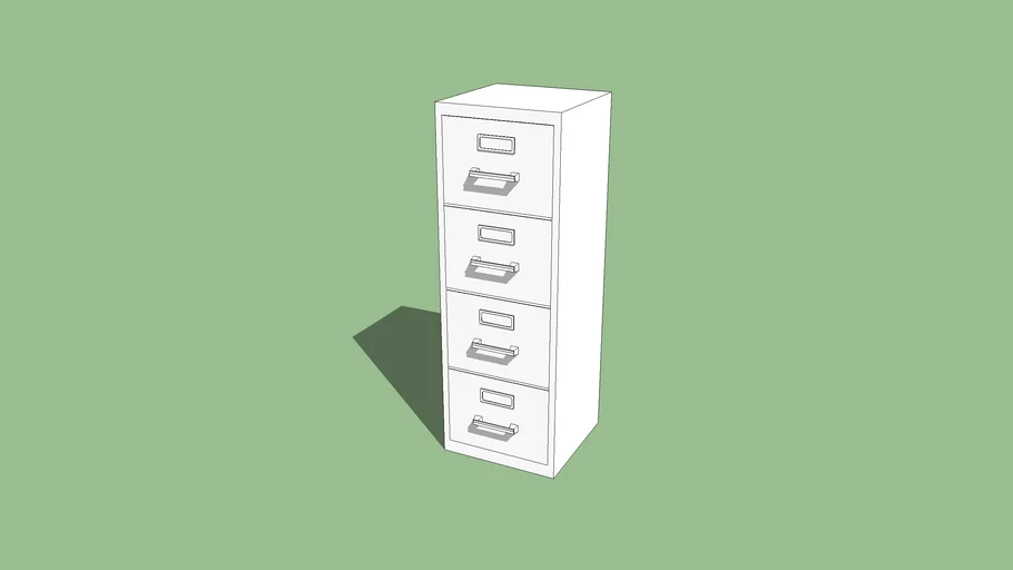 File cabinet | 3D Warehouse