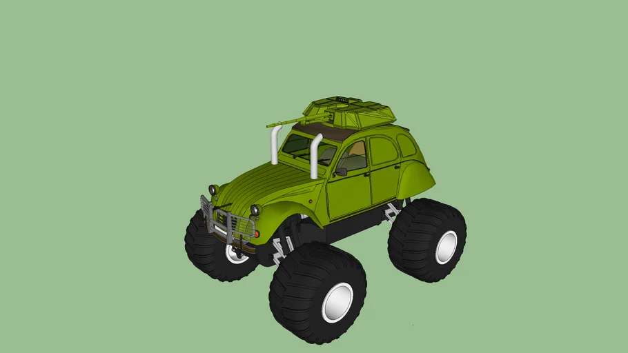 2cv monster (war machine) | 3D Warehouse