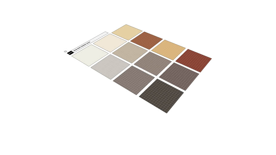 Mosa Matt Collection 15x15 | 3D Warehouse