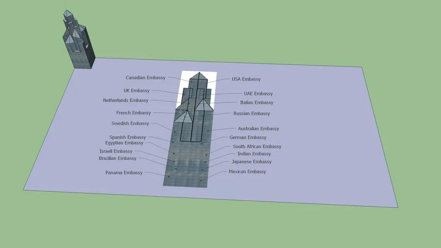 Embassy Tower | 3D Warehouse