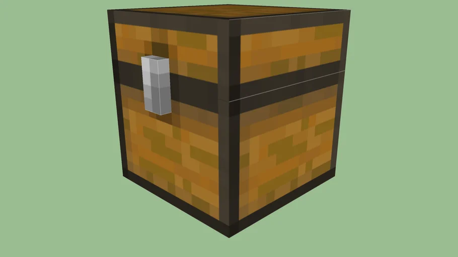 Minecraft (Single) Chest by Zapperier | 3D Warehouse