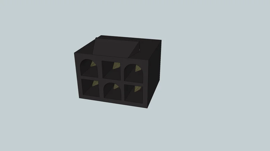 6-Pin PCIe Connector | 3D Warehouse