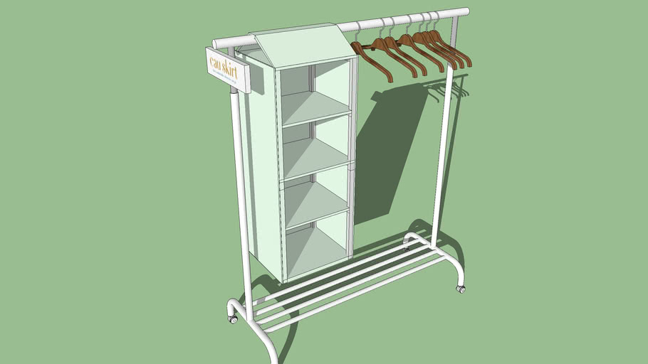 rak baju | 3D Warehouse