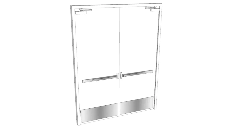 Double Exit door | 3D Warehouse