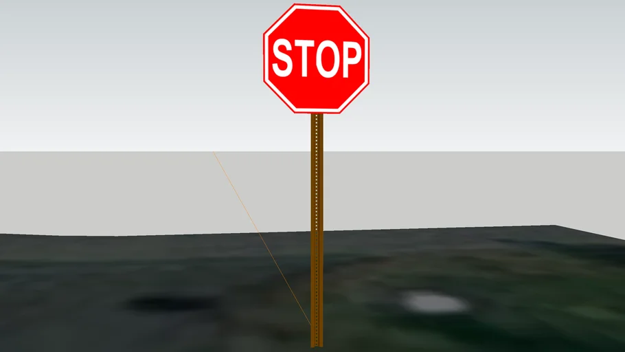 Stop Sign | 3D Warehouse