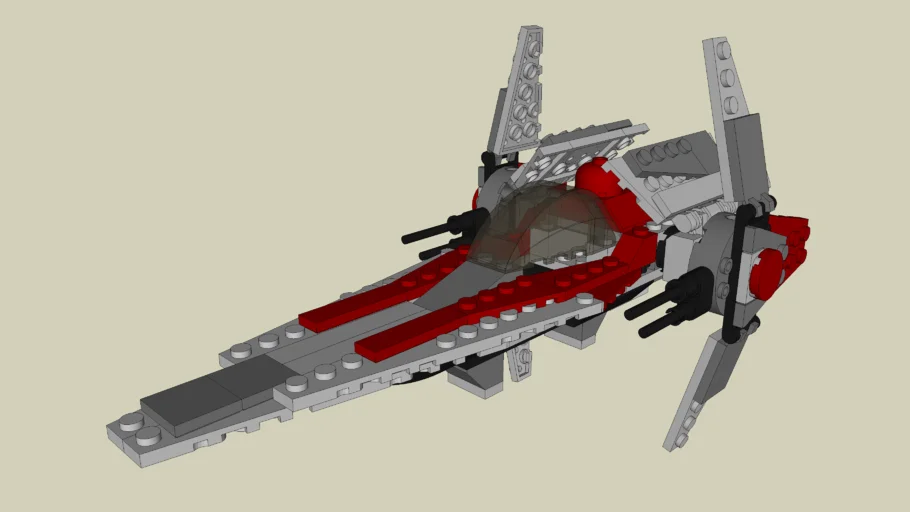 LEGO STAR WARS #6205 V-Wing Fighter | 3D Warehouse