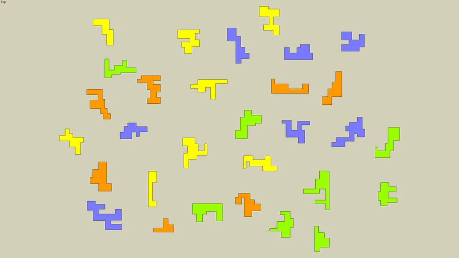 Hard Shapes Puzzle | 3D Warehouse