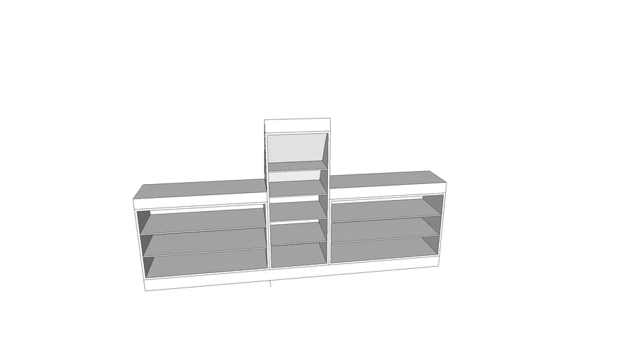 Khani slanted shelving | 3D Warehouse