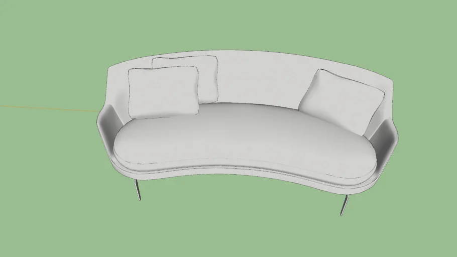 Guascio Flexform Sofa | 3D Warehouse