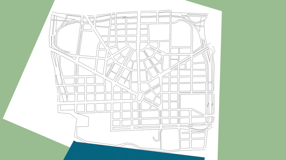 Downtown Detroit Map | 3D Warehouse