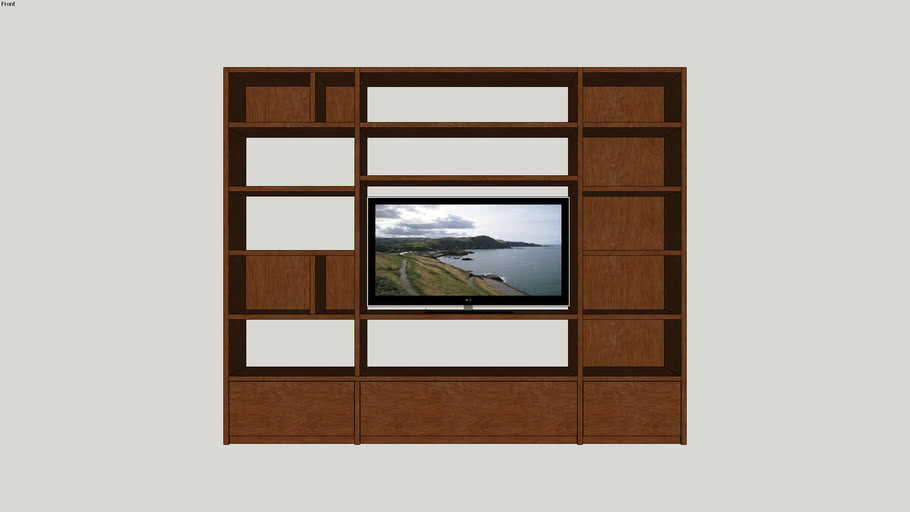 Wall TV unit.skp | 3D Warehouse