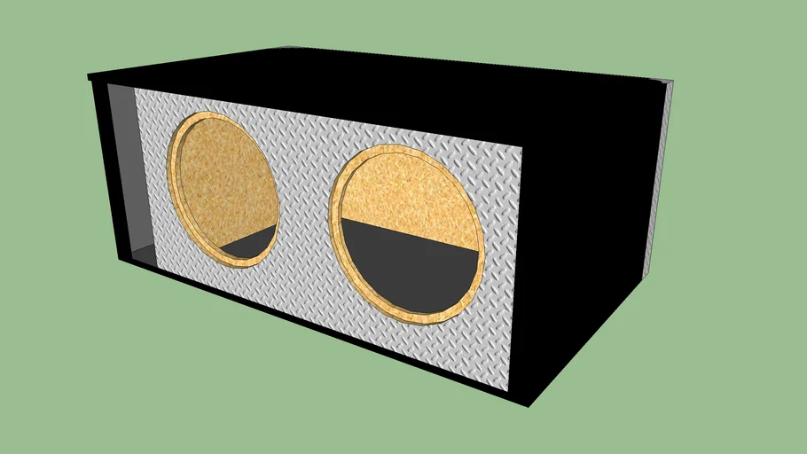 KICKER subwoofer box | 3D Warehouse