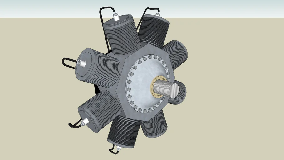 Radial Engine Animation