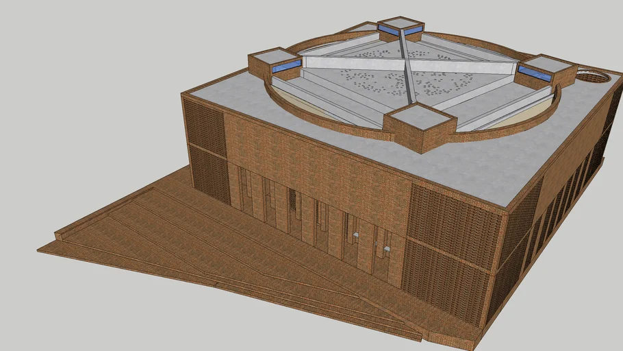 Baitur Rauf Jame Mosque | 3D Warehouse