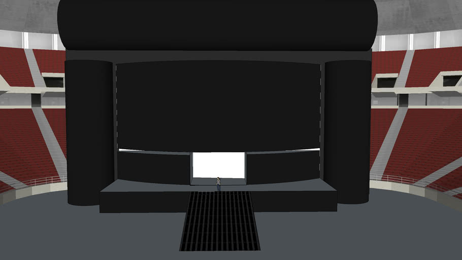 WWE Raw and Smackdown stage | 3D Warehouse