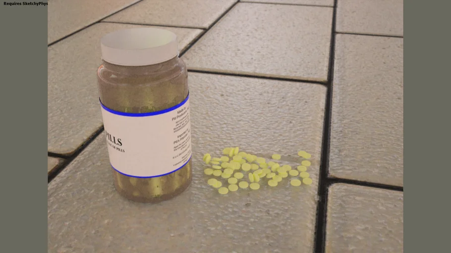 ZYX Pills Render and model 9.9 MB!!!!!! | 3D Warehouse