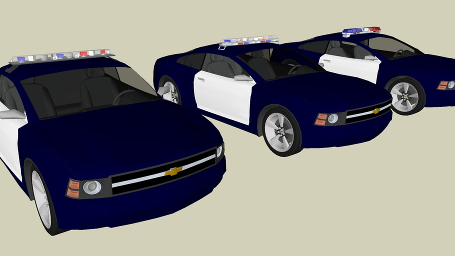 Chevy Opala, RCMP Paint, No Decals | 3D Warehouse