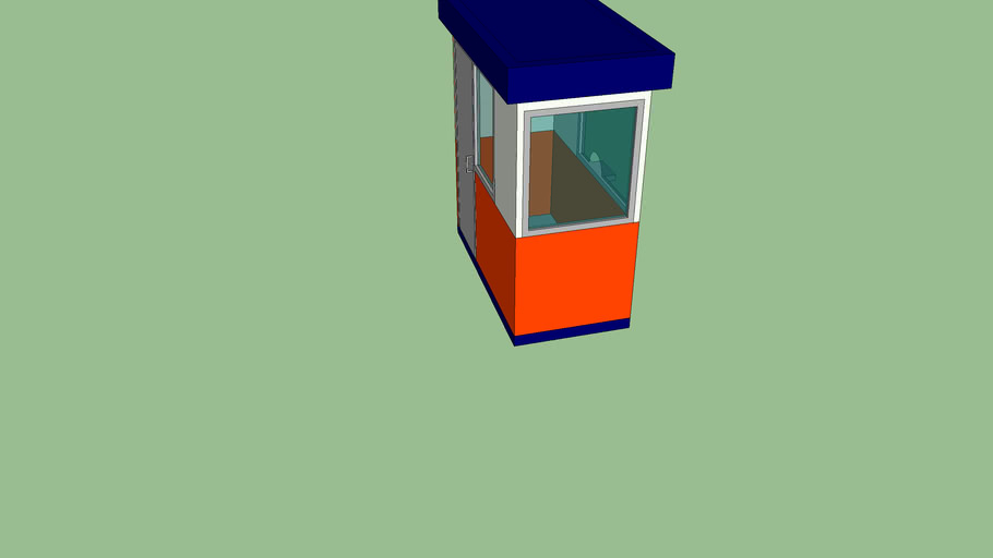 Pos Parkir | 3D Warehouse