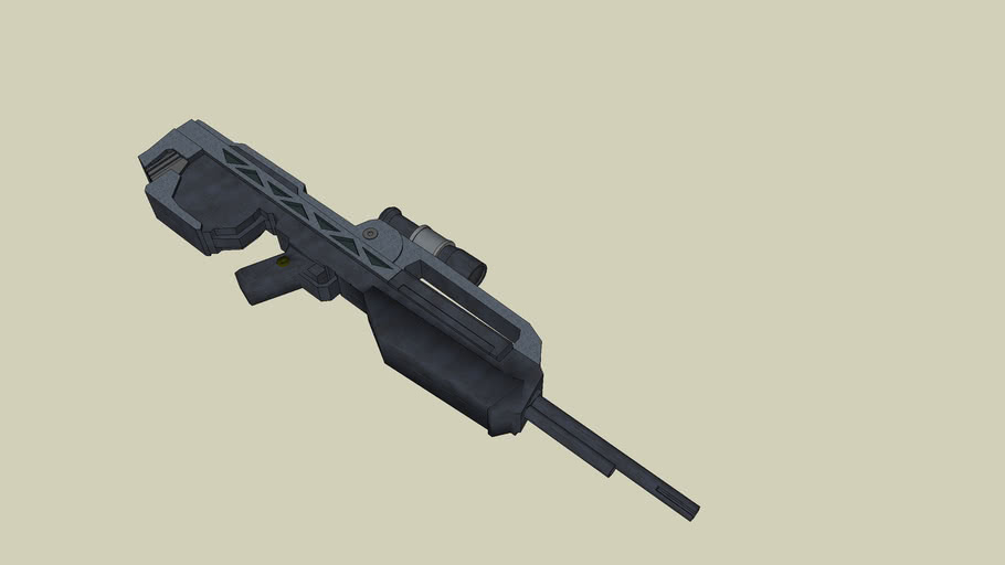 Halo battle rifle | 3D Warehouse