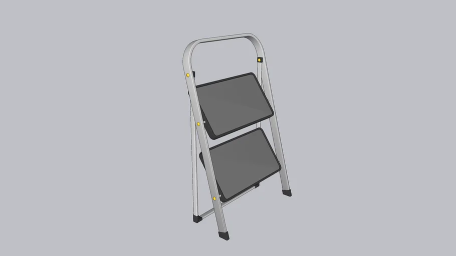 Folded step ladder | 3D Warehouse