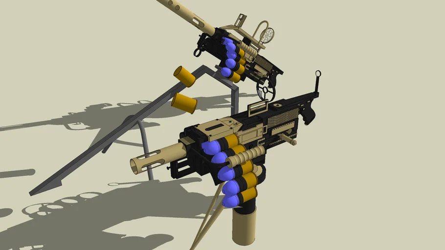 Light automatic cannon | 3D Warehouse